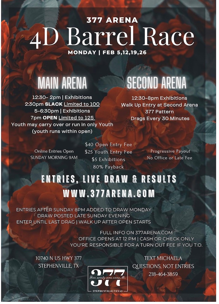 377 Arena 4D Barrel Race – Ebarrelracing.com